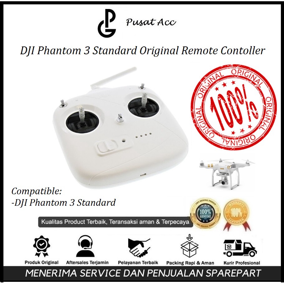 Jual DJI Phantom 3 Standard Remote Control Original for Phantom 3 Remot ...