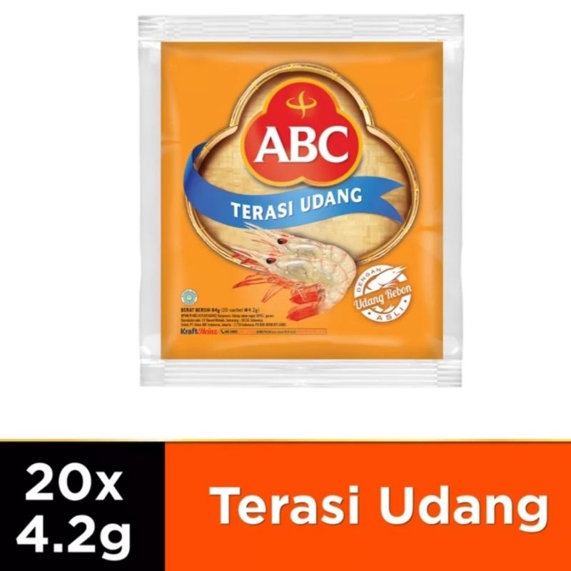 Jual Terasi Udang ABC 20 Sachet @ 3,8g | Shopee Indonesia