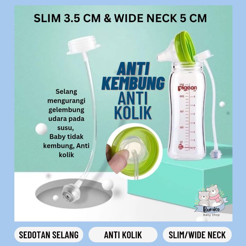 Jual Selang Botol Susu Bayi Anti Kolik Slim dan Wideneck | Shopee Indonesia