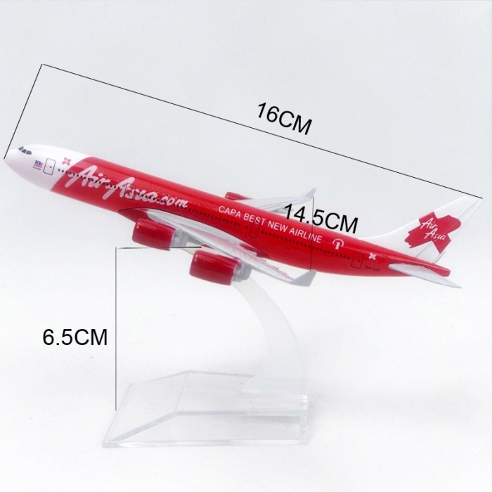 Jual PROMO!!! MAINAN MODEL PESAWAT TERBANG ASIA A340 AIRBUS 340 DIECAST ...