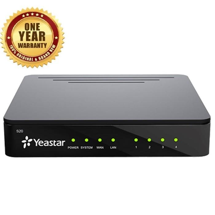 Jual IP PABX Yeastar S20 - 20 SIP 4 FXS FXO - ORIGINAL GARANSI | Shopee ...