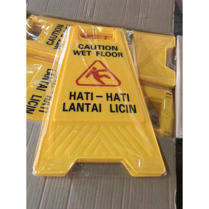 Jual Promo Warning Sign Floor Wet Floor Papan Peringatan Lantai Basah ...