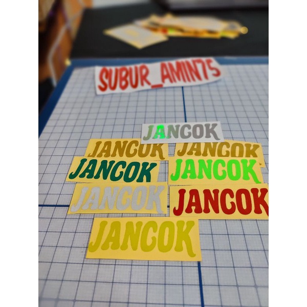 Jual Stiker Jancok stiker motor | Shopee Indonesia