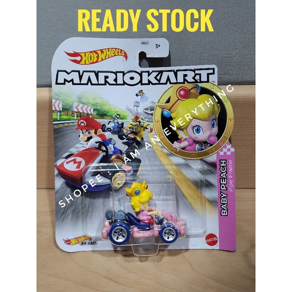 Jual Hot wheels Mario Kart Baby Peach Pipe frame hotwheels mariokart ...
