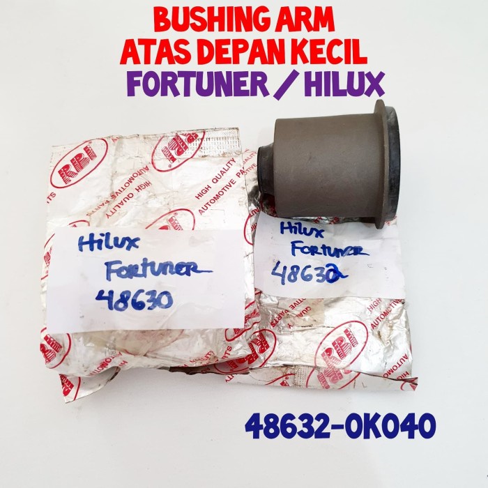 Jual BUSHING ARM ATAS DEPAN KECIL TOYOTA FORTUNER HILUX RBI 48632-0K040 ...