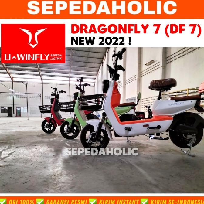 Jual Sepeda Motor Listrik UWINFLY DF 7 DF7 Electric Bike 500 Watt gon06 ...