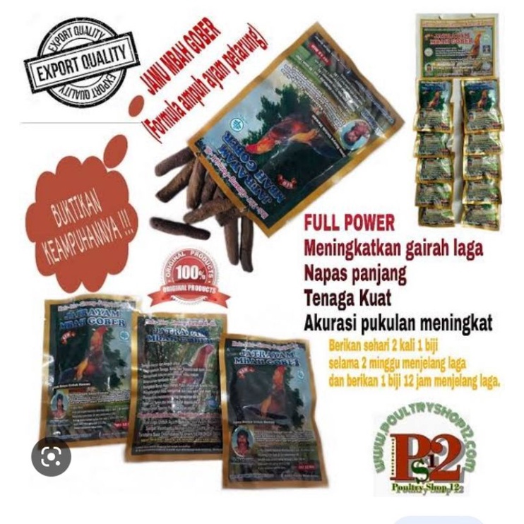 Jual JAMU RAWATAN AYAM SUPER MBAH GOBER MENINGKATKAN TENAGA DAN ...