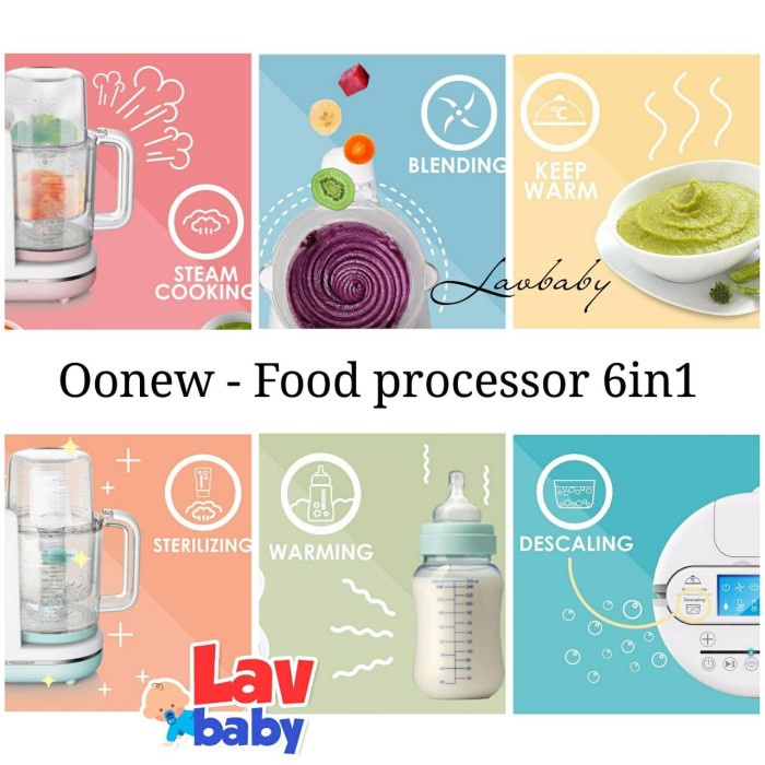 Jual TD - Michelin - Oonew baby pure Food Processor 6in1 Michelin ...