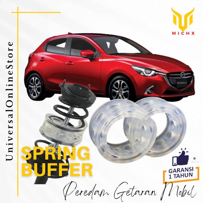 Jual Paket Spring Buffer Mobil Karet Shock Mazda 2 Skyactiv Depan ...