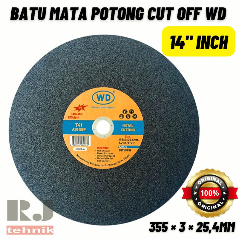 Jual Batu Potong WD 14" Inch Mata Pisau Gergaji Besi Cut Off Cutting ...