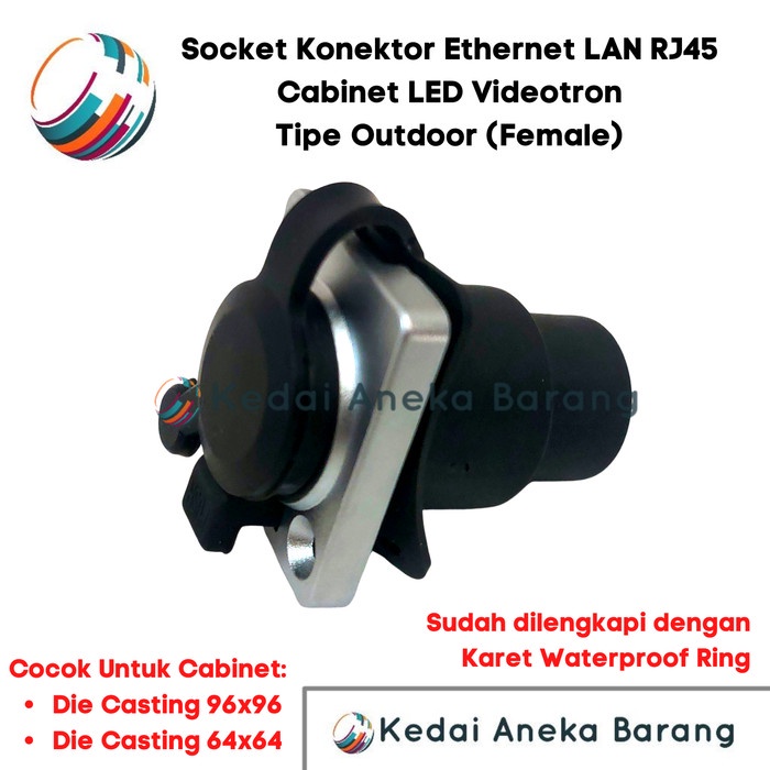 Jual Socket Soket Konektor Outdoor Ethernet LAN Cabinet Kabinet ...