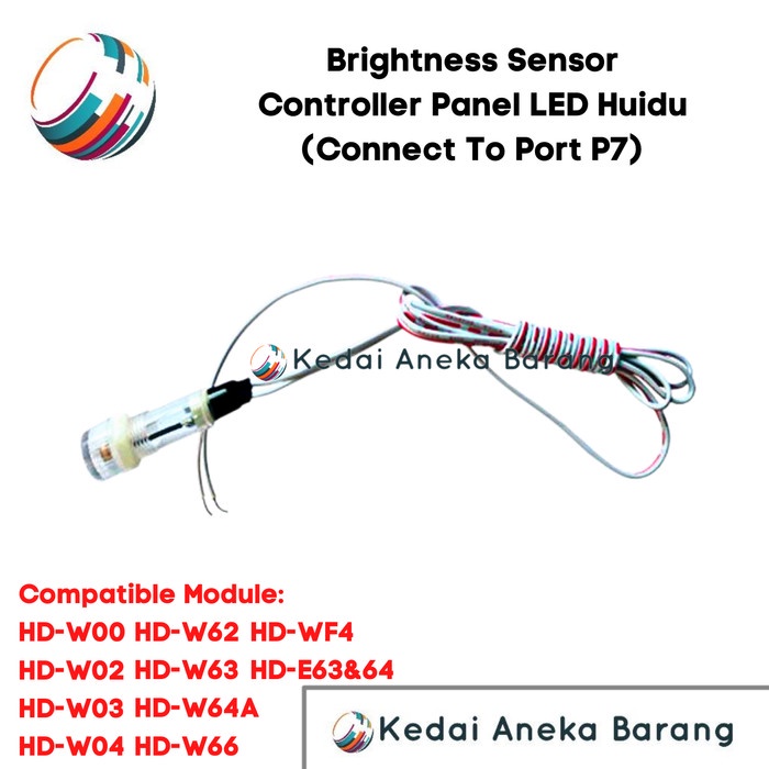 Jual Light Brightness Sensor Panel LED Running Text Controller Cahaya ...