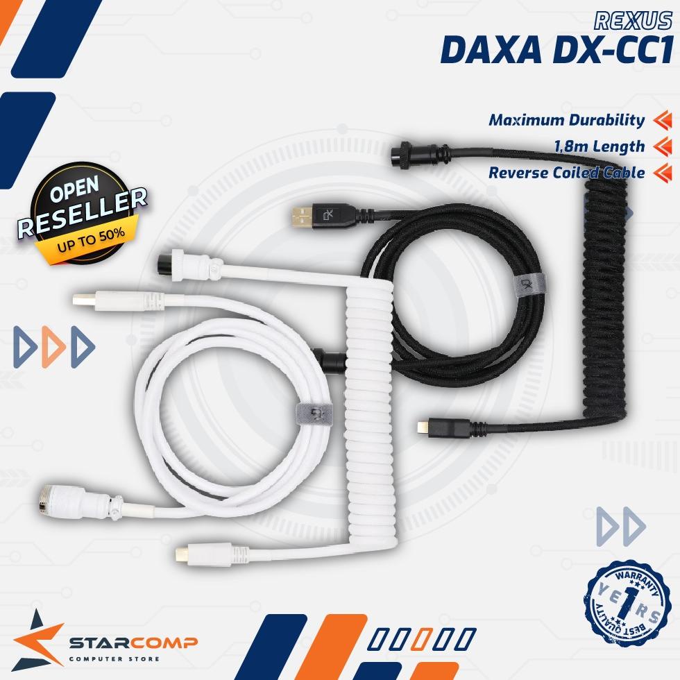 Jual Rexus Coiled Kabel Daxa DX-CC1/ CC1 USB Type C for Mechanical ...