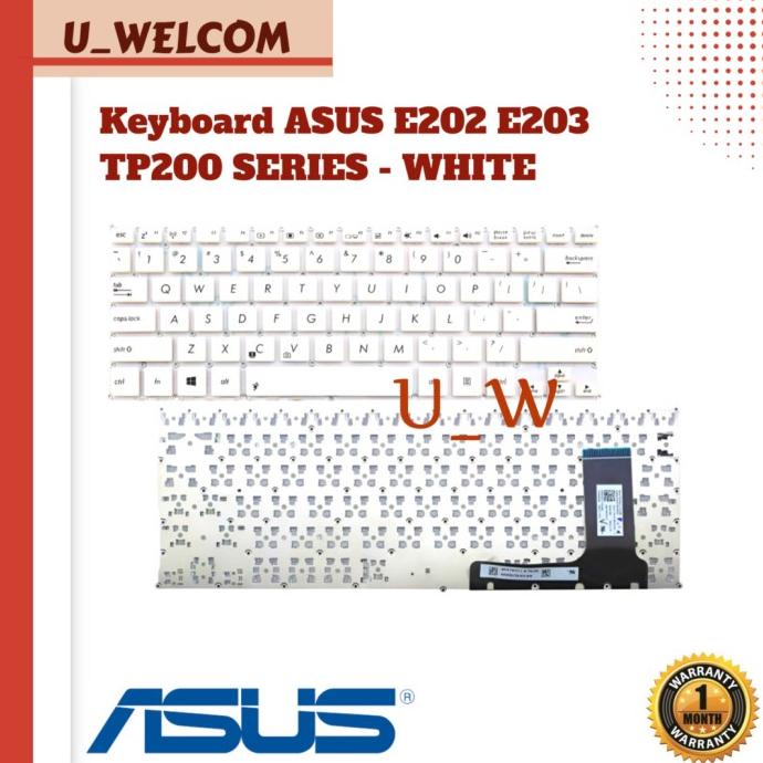 Jual Keyboard ASUS TP200 TP200S TP200SA TP201 TP201S TP201SA putih | Shopee Indonesia