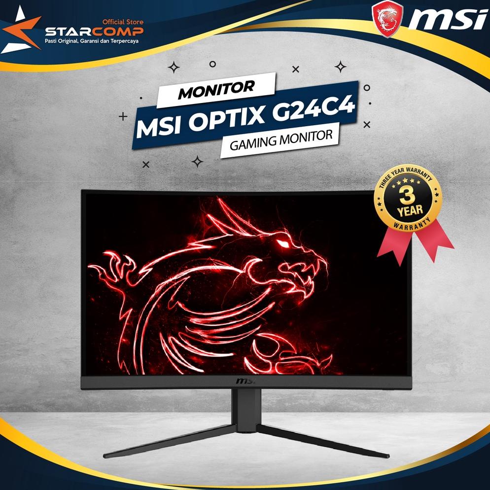 Jual MSI Optix G24C4 Curved Gaming Monitor 24 Inch FHD 144Hz 1Ms ...