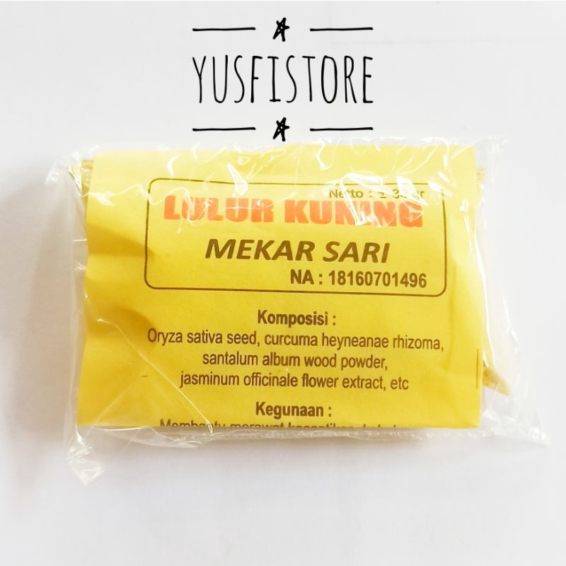Jual Lulur Kuning Mekar Sari Penghalus Kulit Penyegar Kuit Pencerah ...