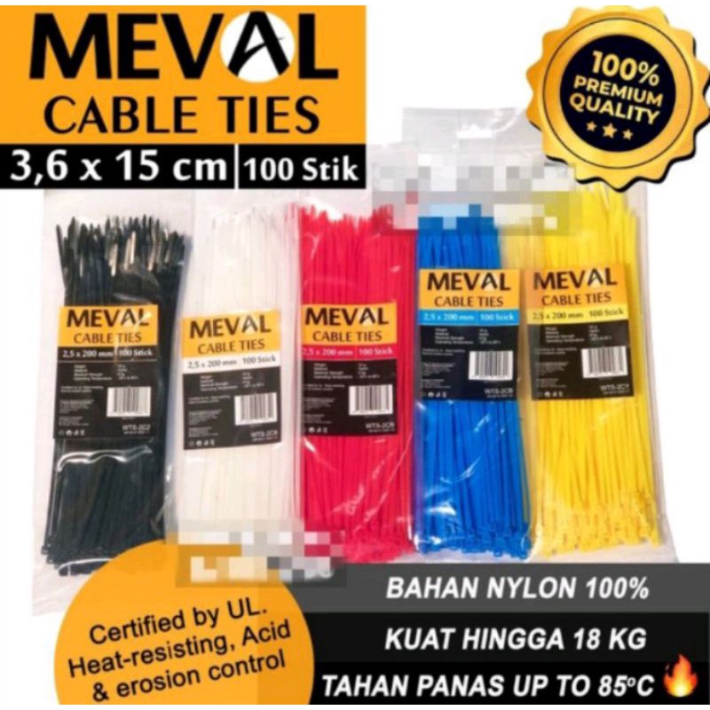 Jual Kabel Ties Kabel Tis Cable Tis Tali Tis Tali Kabel 2,5mmx150mm ...