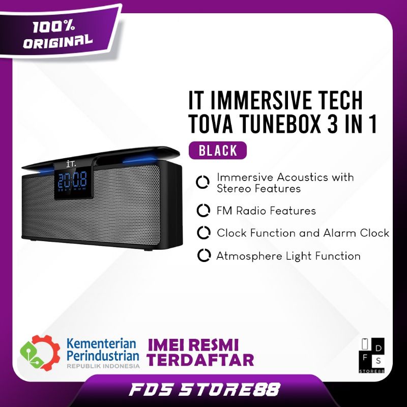 Jual IT Immersive Tech Tova Tunelight Tunebox Tunebar 3 in 1 Original | Shopee Indonesia