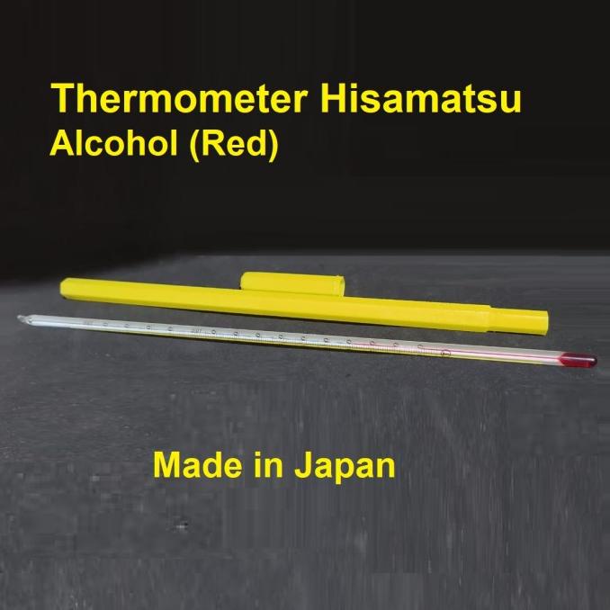 Jual THERMOMETER ALKOHOL 0-150'C ; THERMOMETER STICK BATANG HISAMATSU ...