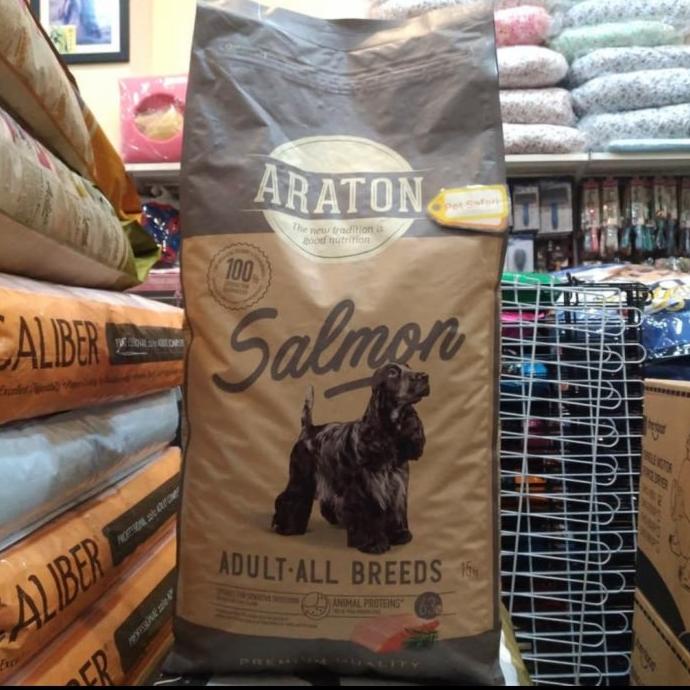 Jual Dog Food Araton Lamb/ Salmon Adult All Breeds 15Kg Gojek/Grab ...