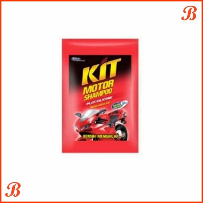 Jual KIT MOTOR SHAMPOO PLUS SILICONE SACHET MERAH 30ML KEMASAN EKONOMIS ...