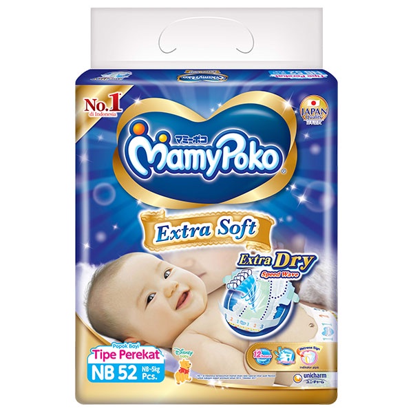 Jual MAMY POKO DIAPERS NEWBORN 52 PCS - POPOK | Shopee Indonesia