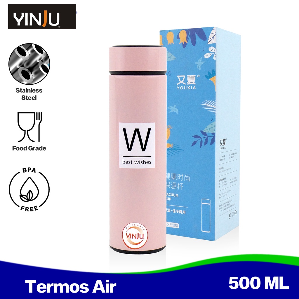Jual Yinju Termos Stainless Steel 500 Ml Air Panas Tahan Lama Besi ...