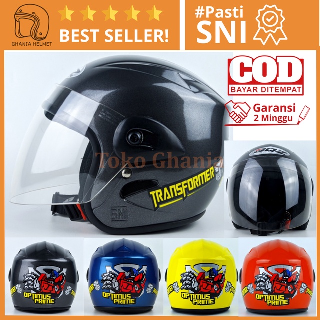 Jual Tiger Helmet Kids Helm Anak Kecil Cowok Laki Laki SNI 3 4 5 6 Thn ...