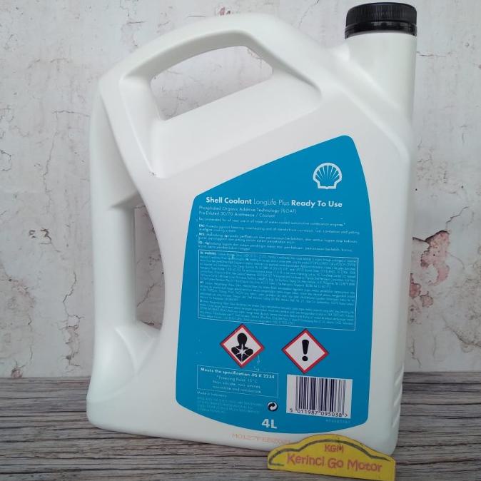 Jual Coolant Long Life Plus Shell 4L - Air Radiator Shell Antifreeze 30 ...