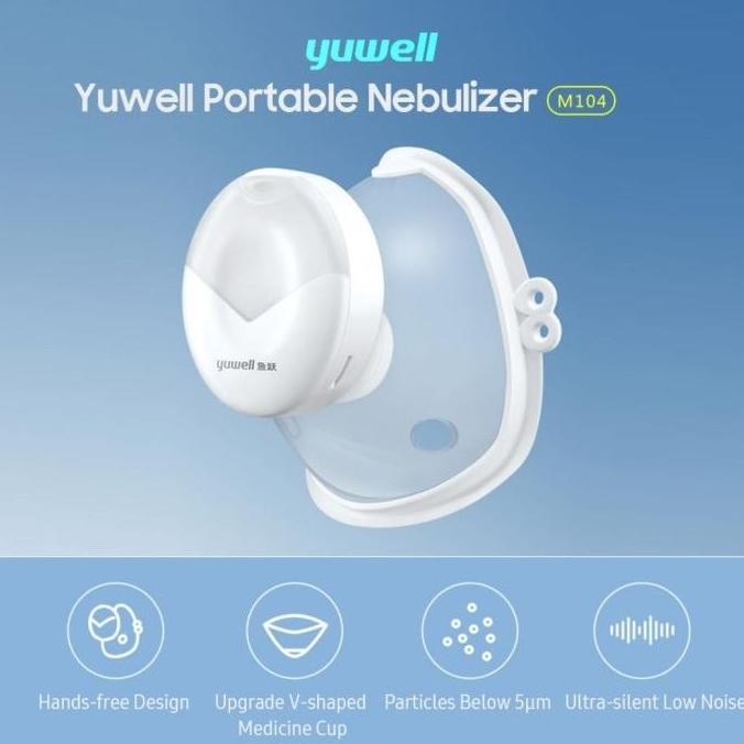 Jual Yuwell M104 Nebu Portable Mesh Nebulizer Alat Uap Bantu Pernafasan ...