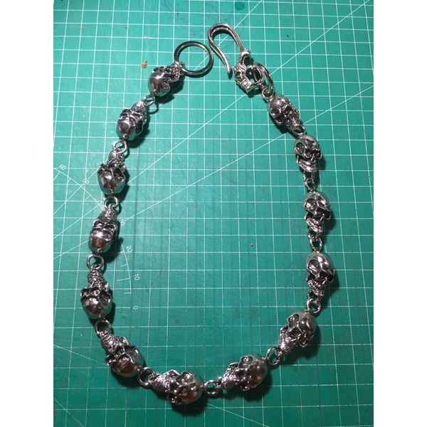 Jual Skull Chain Wallet / Rantai Dompet Tengkorak | Shopee Indonesia