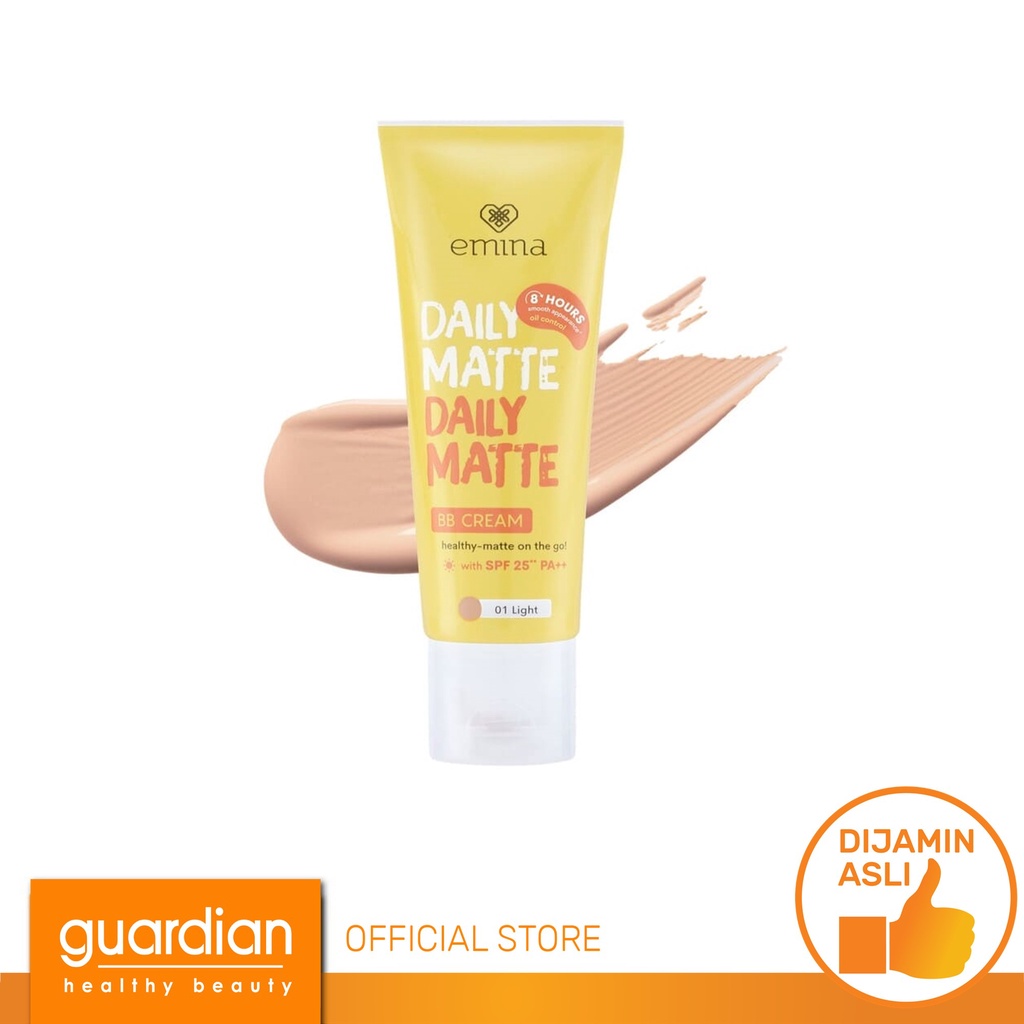Jual EMINA Daily Matte BB Cream 16g - 01 Light | Shopee Indonesia