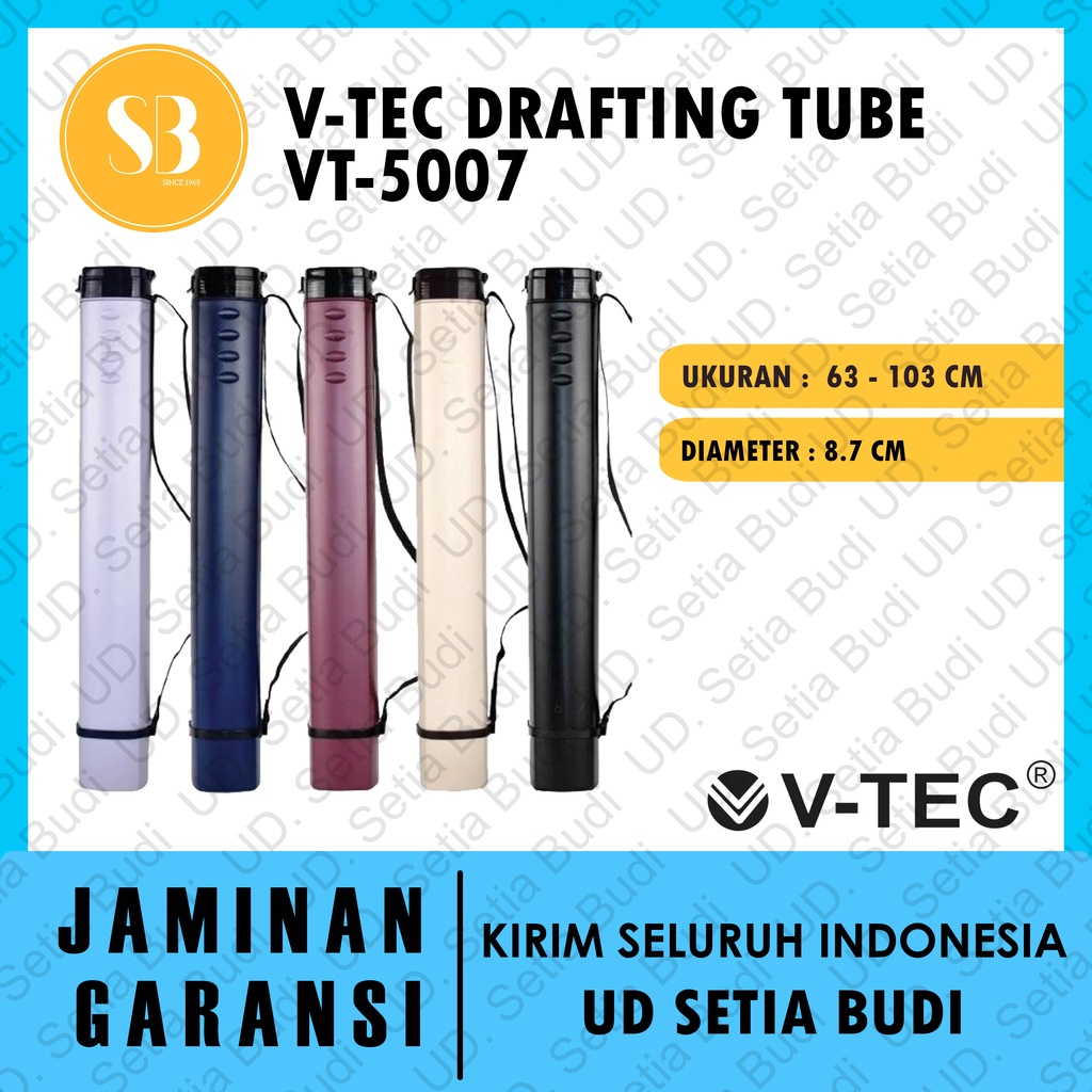 Jual Tabung Gambar V-tec VT-5007 Kotak / Drafting Tube V-tec VT-5007 ...