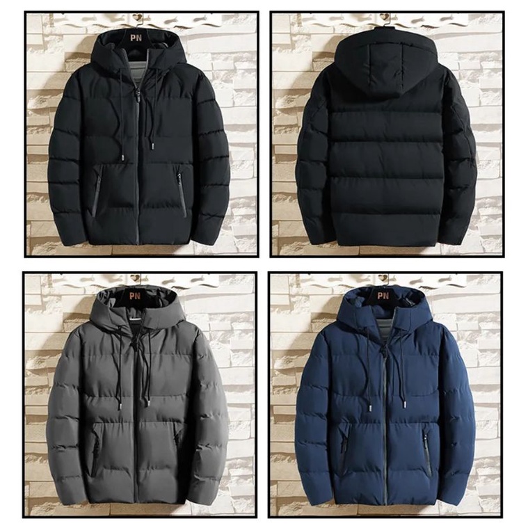 Jual jaket puffer terbaru/jaket Korean style/jaket perasit/jaket winter ...
