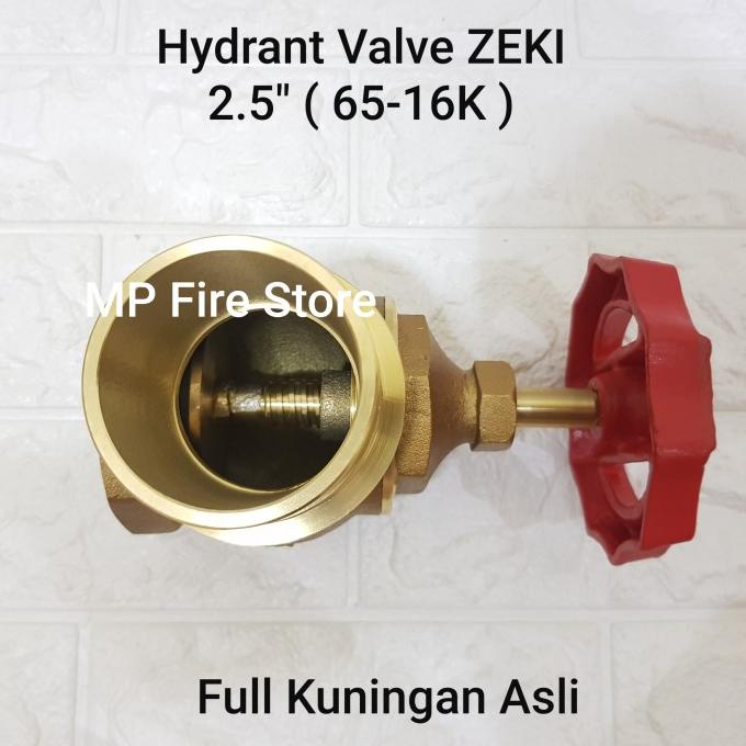 Jual Kran Hidran Hydrant Valve Pemadam Zeki 2.5 " 16K Full Kuningan ...