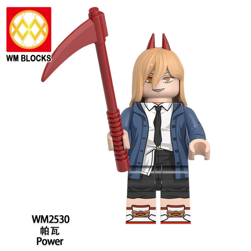 Jual mainan anime chainsaw man chainsawman denji pochita KT1067 power ...