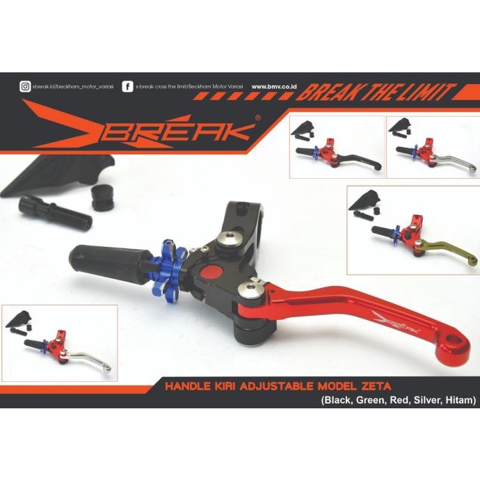 Jual HANDLE X-BREAK KIRI ADJUSTABLE MODEL ZETA | Shopee Indonesia