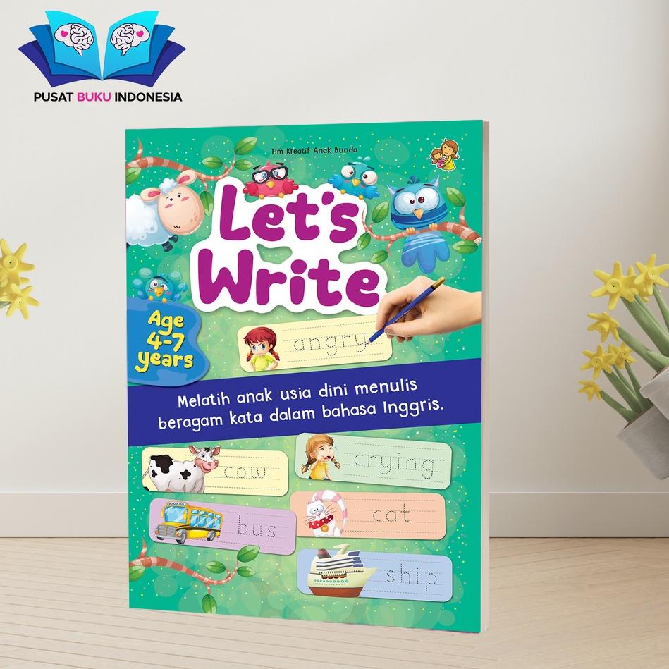 Jual Produk Terkeren BUKU BELAJAR AKTIVITAS ANAK LATIHAN MENULIS TULIS KATA BAHASA INGGRIS LET'S ...