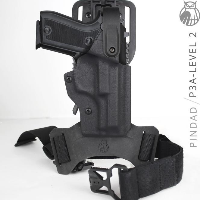 Jual Kydex Holster Pindad P3A Semi Drop Leg Level 2 Pax Dynamics ...