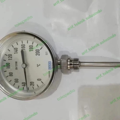 Jual TEMPERATURE GAUGE WIKA 4 INCH 200 DEG | Shopee Indonesia