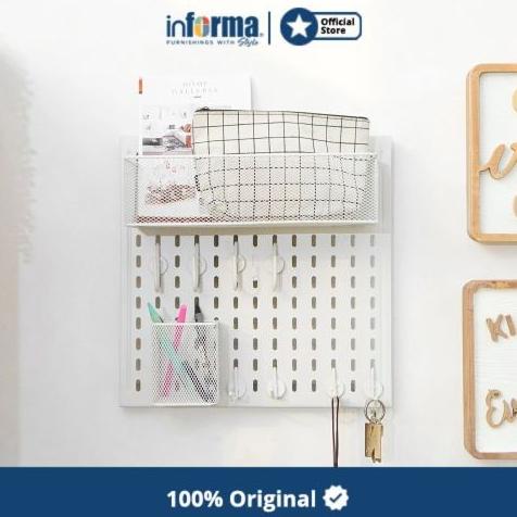 Jual INFORMA WALL ORGANIZER DINDING 35.5X14.5X35.5 CM - PUTIH | Shopee ...