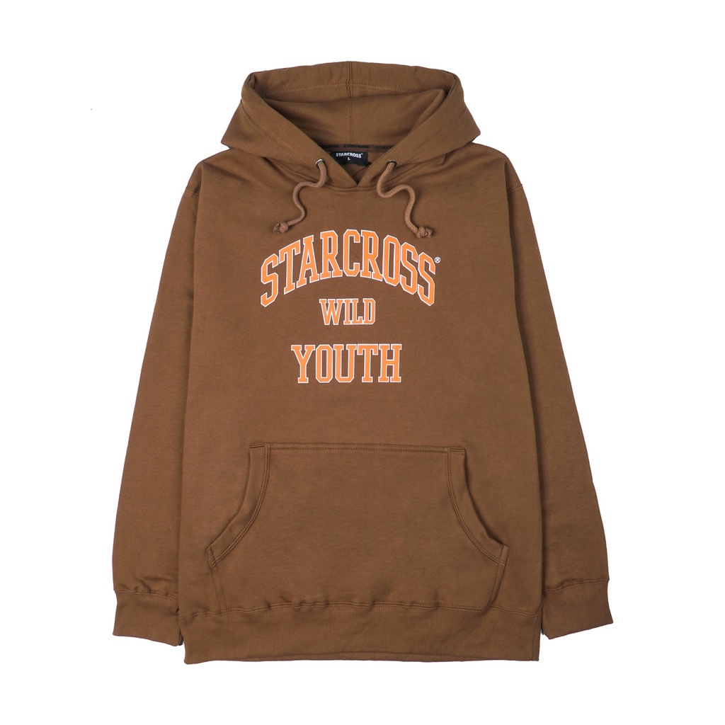 Jual STARCROSS Hoodie - JS HD 125 - Brown | Shopee Indonesia