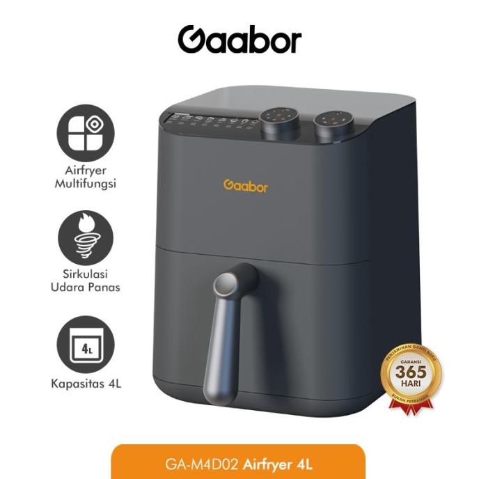Jual Gaabor Air fryer 4L Penggorengan Tanpa Minyak Kapasitas Besar/GA-M4D | Shopee Indonesia