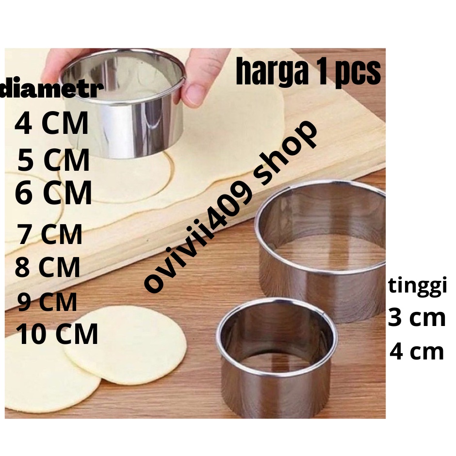 Jual RING BULAT / RING CUTTER / RING BURGER harga untuk 1 pcs | Shopee ...