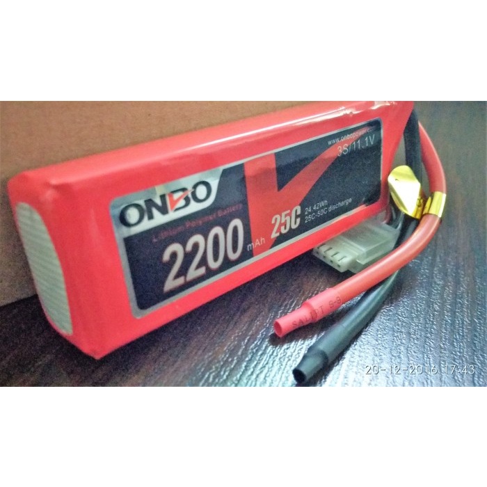 Jual Lipo Battery 3s 11.1v 2200mah 25-50c Onbo Nano Power | Shopee ...