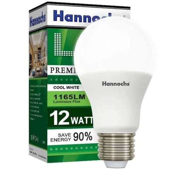 Jual Jual!! Hannochs LampU Bolam Led 12 Watt Premier | Shopee Indonesia
