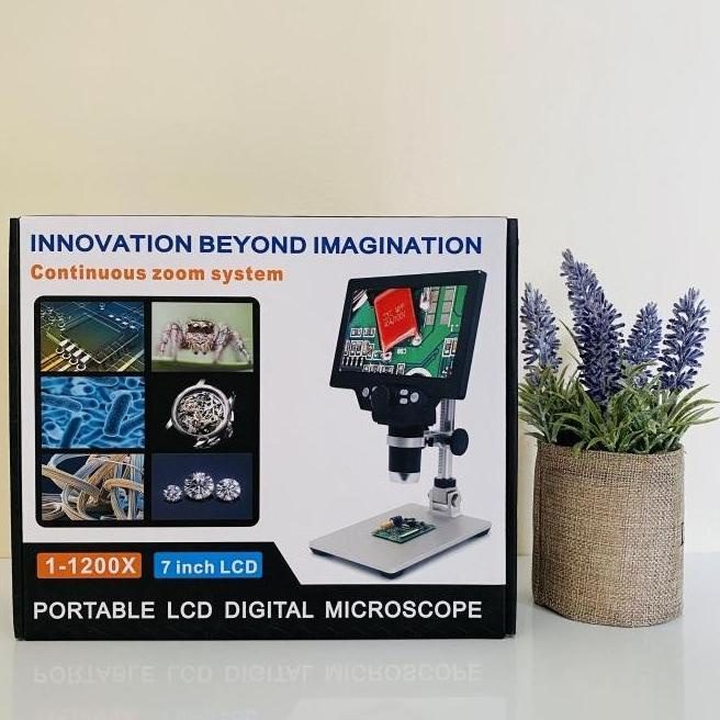 Jual 7" Hd Lcd Digital Microscope Portable | Digital Mikroskop 1200X ...
