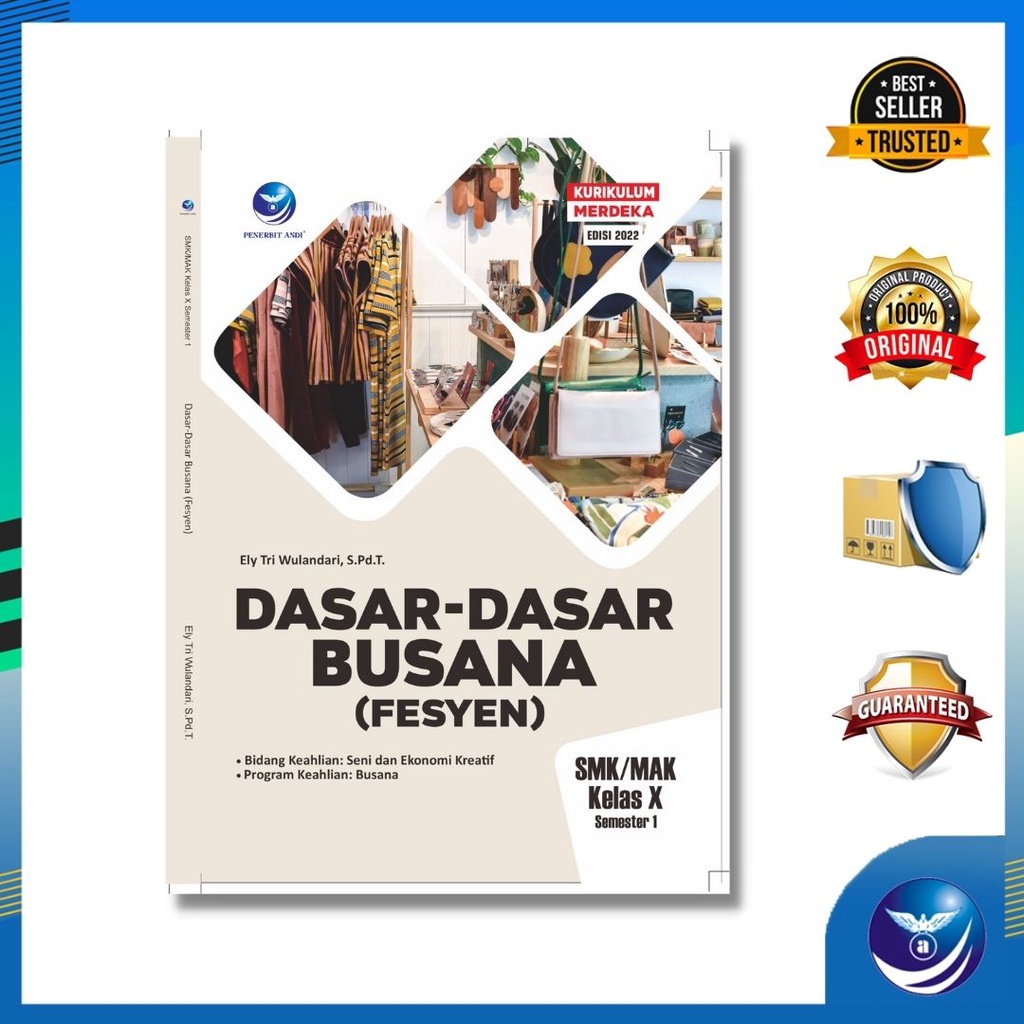 Jual Puske - Dasar-dasar Busana (Fesyen) SMK Kelas 10 Semester 1 ...