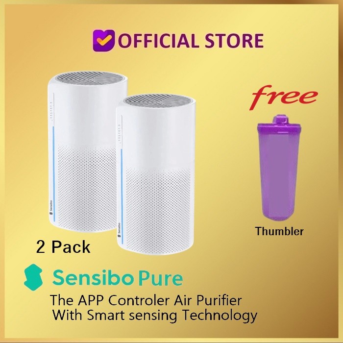 Jual SENSIBO PURE SMART WIFI SENSING AIR PURIFIER - 2 PACK (FAMILY KIT ...