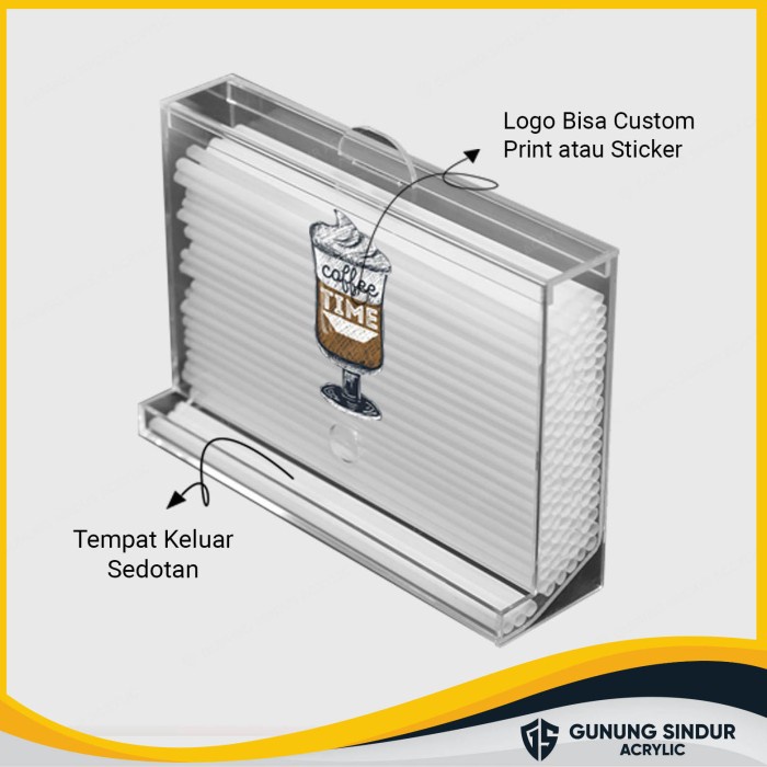Jual Promo Terlaris Tempat Sedotan / Akrilik Tempat Sedotan / Display ...